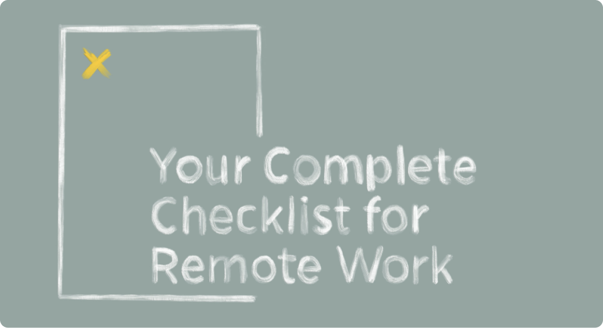 Download | Remote work - checklist | Software Adoption